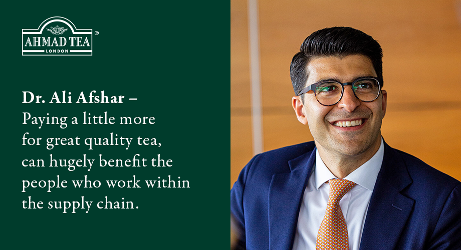 DR. ALI AFSHAR - DIRECTOR – Ahmad Tea